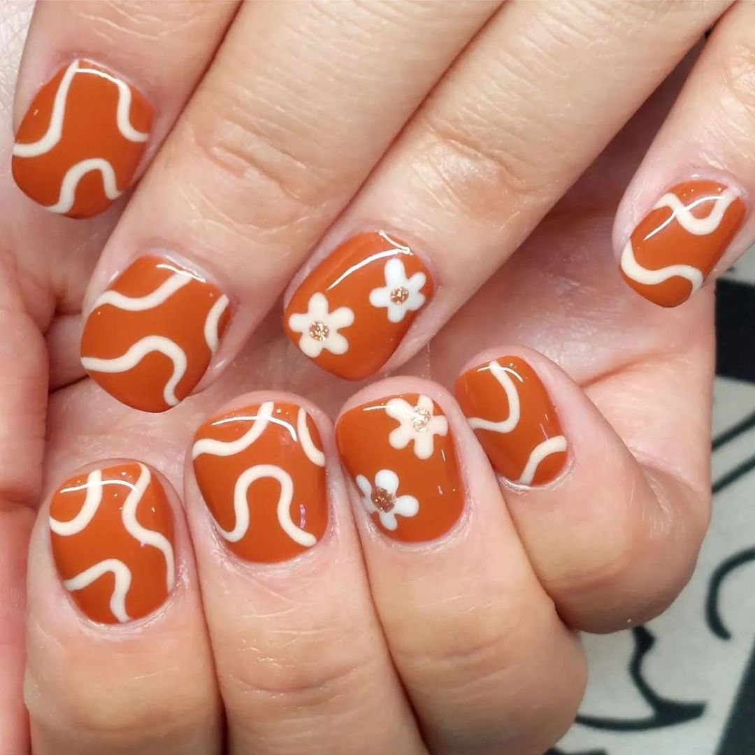 41 Gorgeous Fall Nail Design Ideas to Try This Season - Party & Beyond!